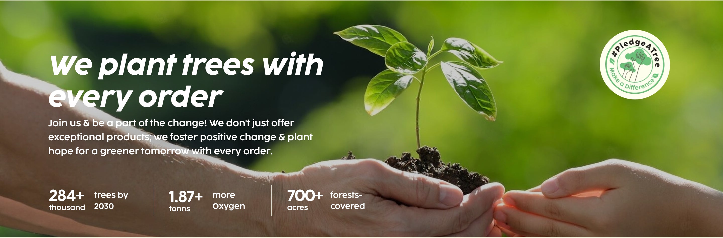 Pledge A Tree – Plixlife USA